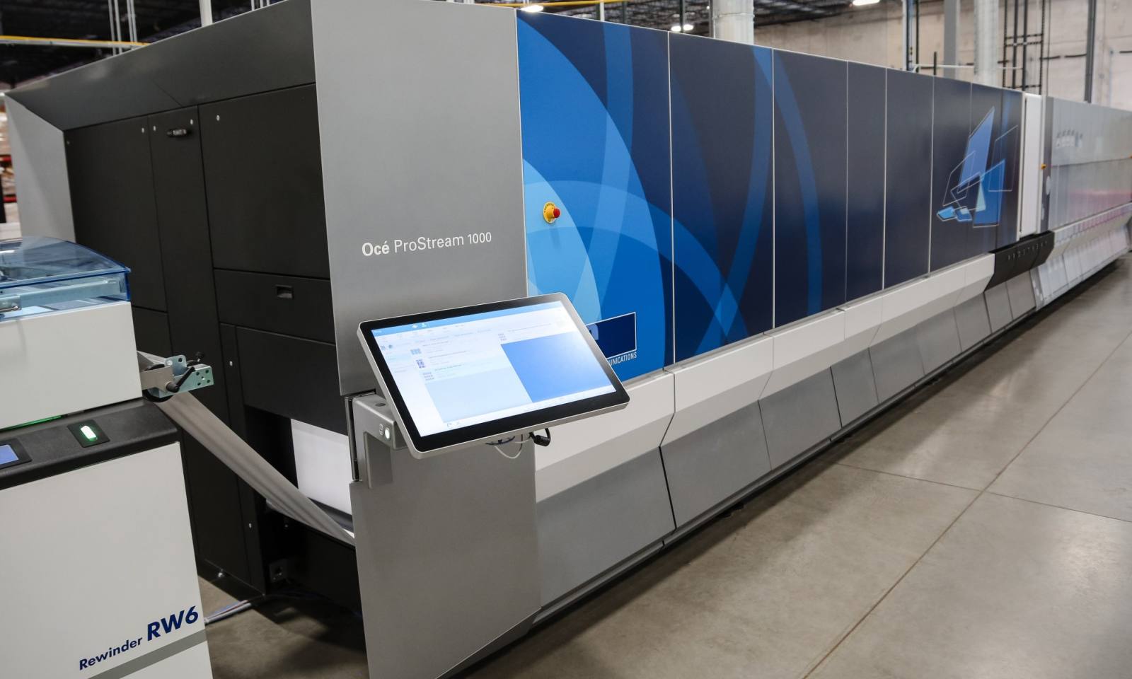 Улучшения и опции для ЦПМ Océ ProStream 1000 на выставке Hunkeler ...